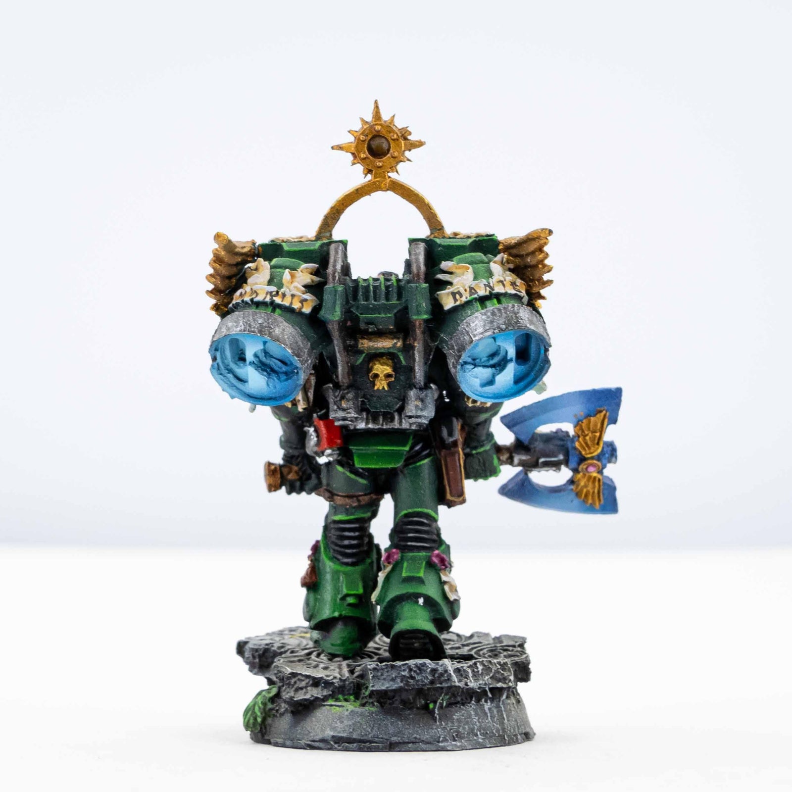 Painted Painted Space Marine Captain: Lord Executioner